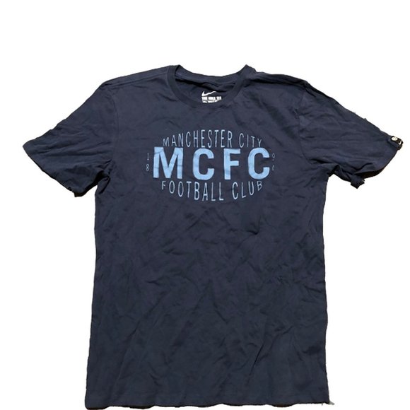 Nike | Shirts | Nwt Manchester City Fc Mcfc Nike Squad Logo Tshirt ...
